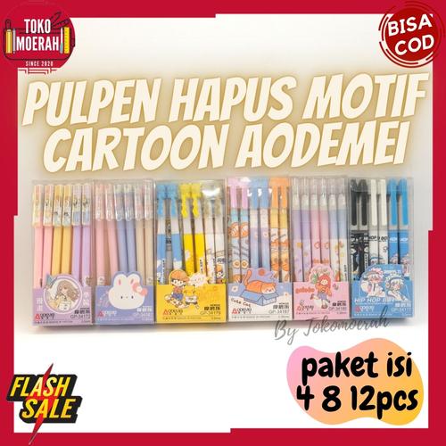 Jual PULPEN HAPUS PEN AODEMEI HAPUS FRICTION PULPEN LUCU KARTUN ...