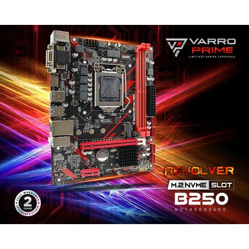 Jual Motherboard Gaming B250 REVOLVER VARRO SUPPORT NVME RESMI - Kota ...