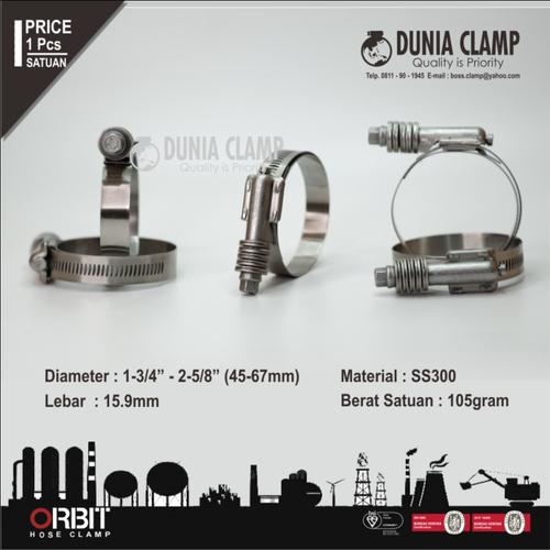 Jual Clamp ORBIT Constant Tension/Clamp NORMA BREEZE Constant Torque CT ...