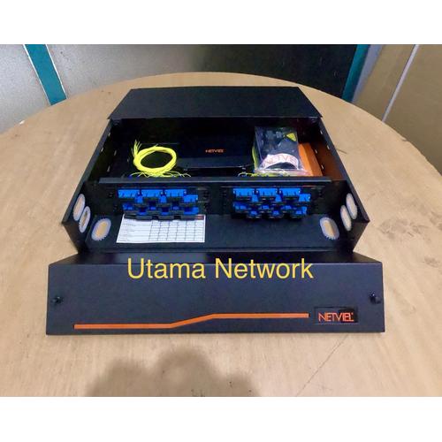 Jual NETVIEL OTB Rackmount 48port SC + Pigtail /NVL-OTB-RM-48/48-SM-SC ...
