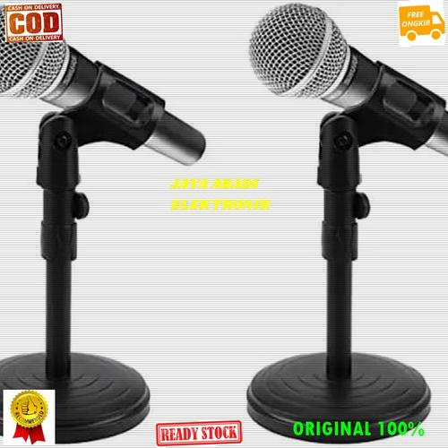 Jual ORIGINAL STAND MIC BESI 40 CM KAKI BULAT HOLDER MIK MIKROPON ...