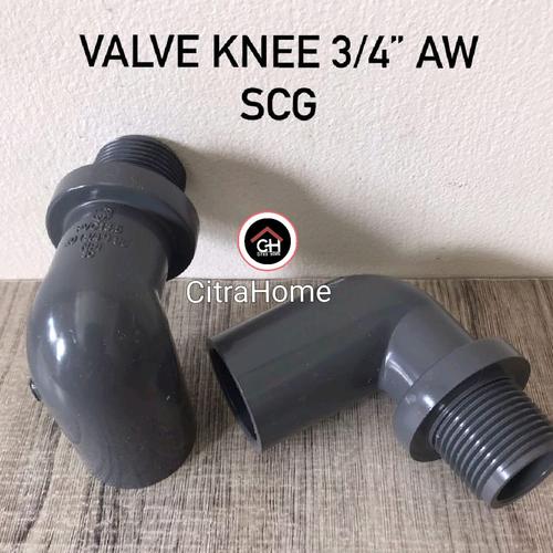 Jual KDL Valve Knee PVC 3/4" AW SCG - Kota Bandung - Cassie88 | Tokopedia
