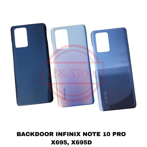 Jual BACKDOOR / BACK CASING INFINIX NOTE 10 PRO / TUTUP BATERAI - BLACK ...