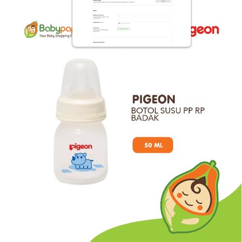 Jual PIGEON Botol Susu PP RP 50 ml Badak - A0000072 - 120ml - Kota ...