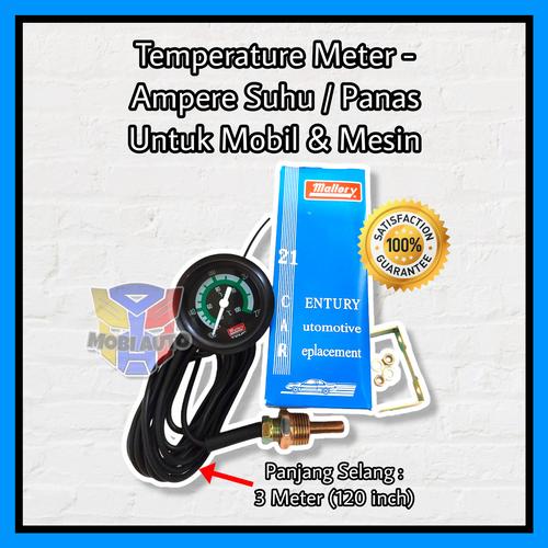 Jual Ampere Panas/Suhu Temperatur Meter Pengukur Suhu Universal Mobil ...