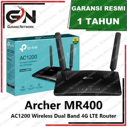 Jual TP-Link Archer MR400 AC1200 4G LTE Modem Wireless Router - MR400 ...