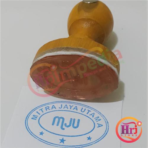 Jual Cetak Stempel Kayu Bentuk Oval | Cetak Stempel Kayu Design Custom ...
