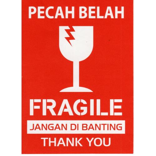 Jual Stiker FRAGILE - sticker pecah belah - Jakarta Pusat - Ganzen Shop ...