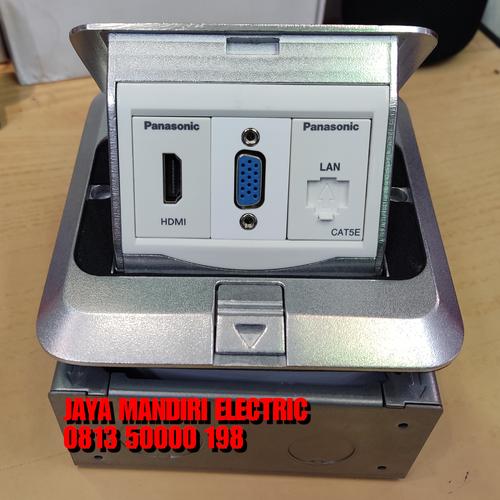 Jual Stop Kontak Lantai Panasonic Vga Hdmi Data Floor Socket Panasonic Jakarta Pusat Jaya