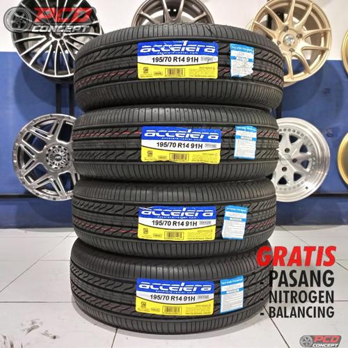 Jual BAN MOBIL ACCELERA R14 TUBLES 195 70 14 GRATIS PASANG BALANCING ...