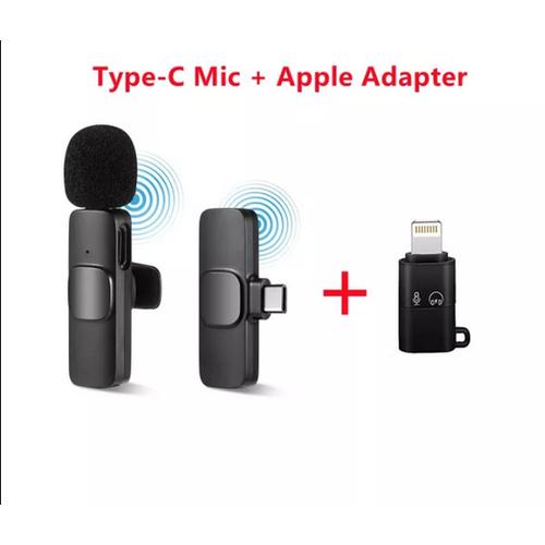 Jual Mic Wireless HP Vlog Youtuber Portable Mic for Iphone and Android - Jakarta Barat ...
