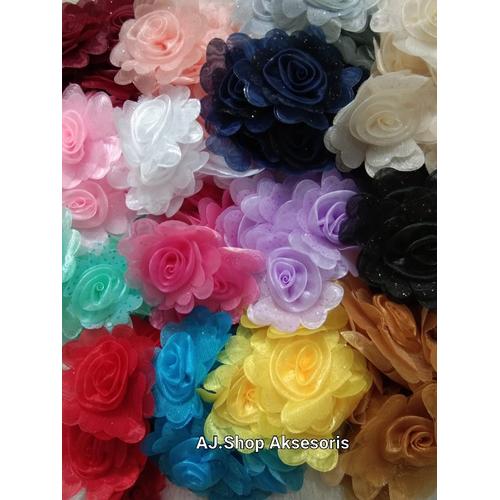 Jual AKSESORIS BUNGA 3D BAJU / BROS BUNGA / KORSASE BAJU ISI SATUAN ...