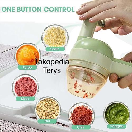 Jual Food chopper 4in1/alat potong sayur/portable chopper/vegetable ...