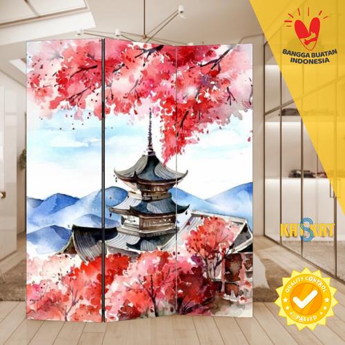 Jual sketsel room divider pembatas ruang minimalis jepang - the view ...