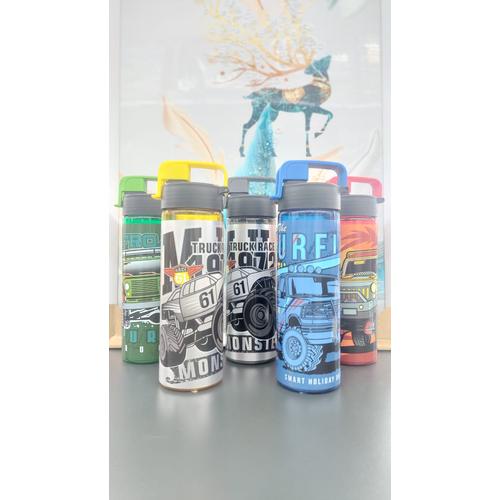 Jual Botol Minum Anak Mobil Offroad Plastik Tutup Kait Anti Tumpah ...