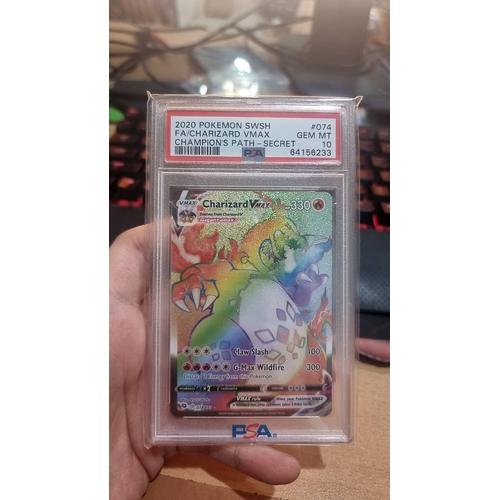Jual 2020 CHARIZARD VMAX RAINBOW CHAMPIONS PATH 074 SECRET RARE PSA 10 GEM - Jakarta Barat ...