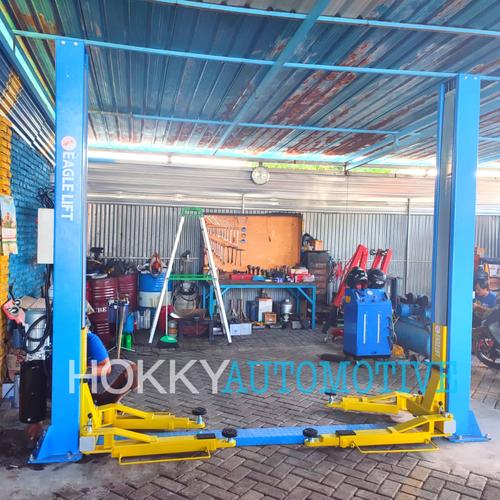 Jual EAGLELIFT two post lift 4 ton galang bawah / hidrolik lift service ...