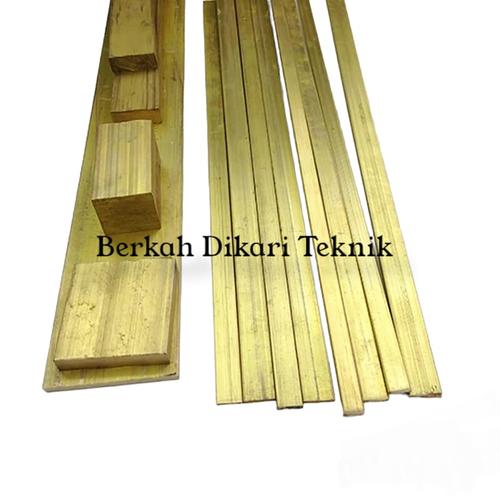 Jual Plat Kuningan Strip 3mm x 15mm x 500mm - kuningan brass - Jakarta ...
