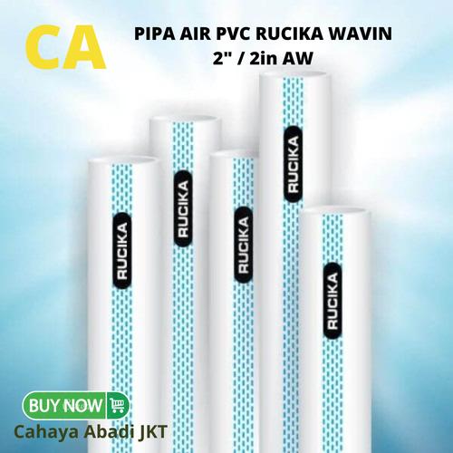 Jual PIPA AIR PVC RUCIKA STANDARD 2" / 2in AW - std_2AW_10btg - Jakarta ...