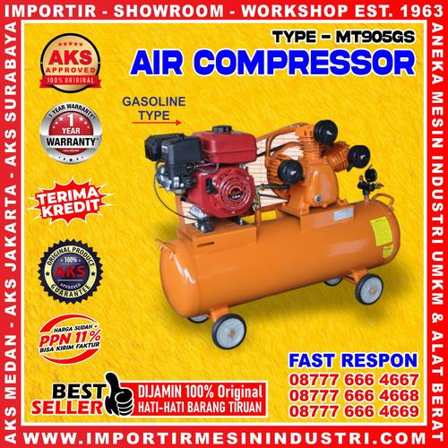 Jual Air Compressor Dinamo Gasoline Kompresor Udara 5.5 Hp 90 Liter 8 ...