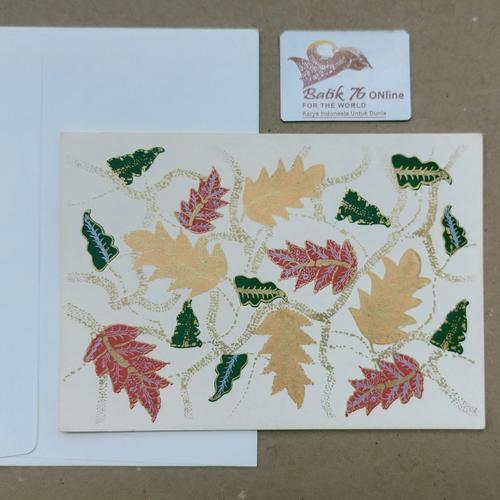 Jual Kartu Ucapan Ukuran Besar L Greeting Cards Premium Batik Alur ...