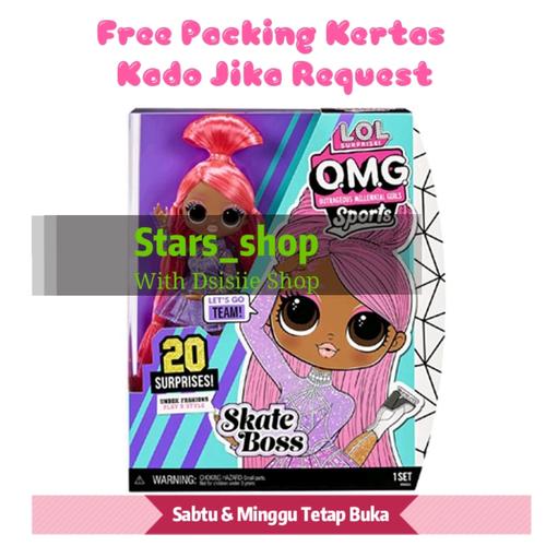 Jual Lol Surprise Omg Sports Doll Skate Boss Original Figure Set