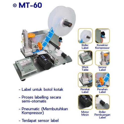 Jual MESIN LABEL BOTOL LABELLING BOTOL MACHINE MT-60 POWERPACK - Kota ...