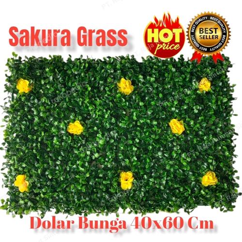 Jual TANAMAN DOLAR BUNGA SINTETIS 40X60 CM - BUNGA RAMBAT - DAUN ...