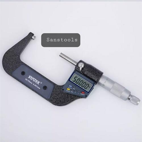 Jual micrometer digital 50-75mm mikrometer tester pengukur ketebalan ...