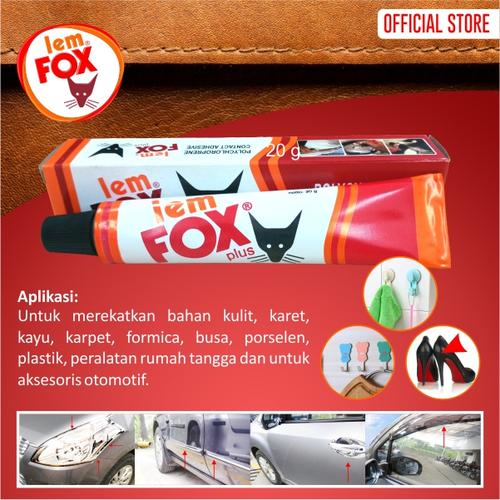 Promo Lem Fox Lem Kuning Serbaguna Lem Sepatu plus Tube 20 gram - Jakarta Barat - Lem Fox ...