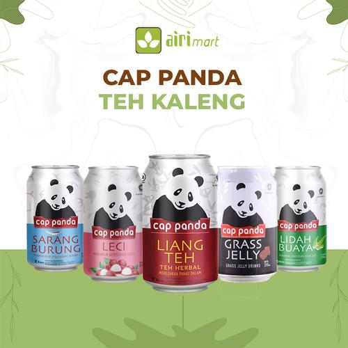 Jual Liang Tea Cap Panda 310 ml Original/Grass Jelly Liang Teh Kaleng ...