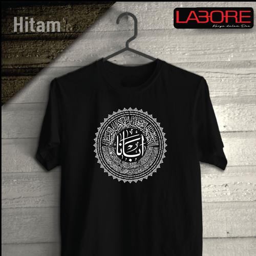 Jual Kaos T Shirt Rohani Kristen Katolik BAPA KAMI BAHASA ARAB - Hitam ...
