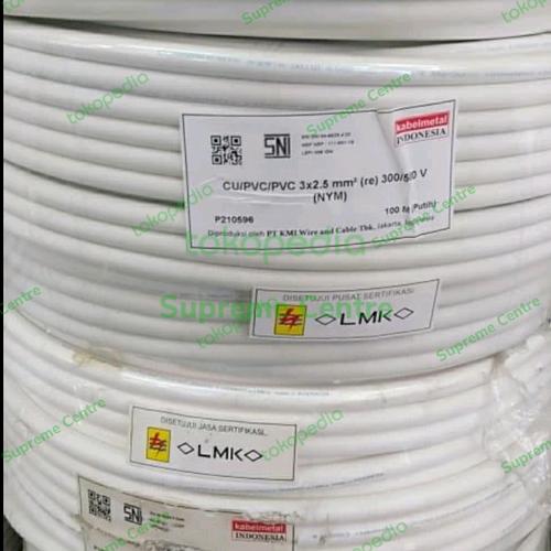 Jual NYM 3x2,5 3x2.5 mm Kabelmetal / Kabelindo Roll 100 Meter - Jakarta Pusat - Supreme Centre ...
