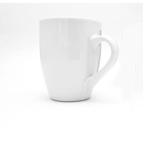 Jual Mug Cangkir Keramik Corel Putih Polos Coffee kopi Teh 350ml QUEEN ...