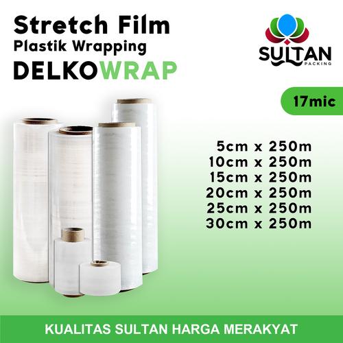Jual Plastik Wrapping Stretch Film 250m DELKOWRAP WRAPPING BENING - 5cm ...