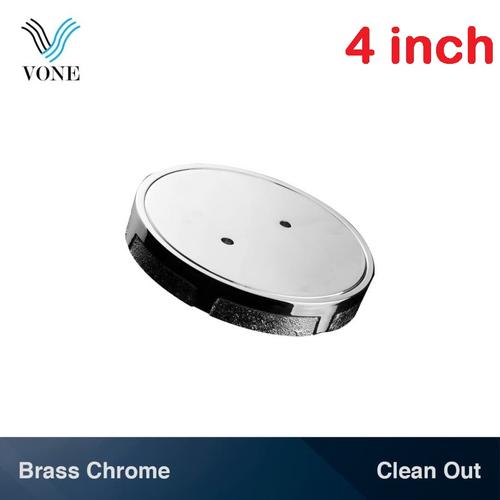 Jual Clean Out VONE 4" CO-040 Brass Chrome Tutup Pipa Bak Kontrol ...