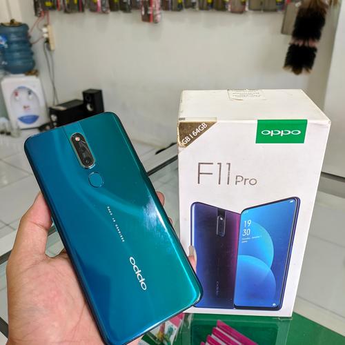 Jual Oppo F11 Pro hijau aurora ram 6/64 fullset nominus sekend - Kab ...