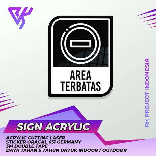 Jual AREA TERBATAS PAPAN INFORMASI SIGN BOARD AKRILIK - Kab. Bandung ...