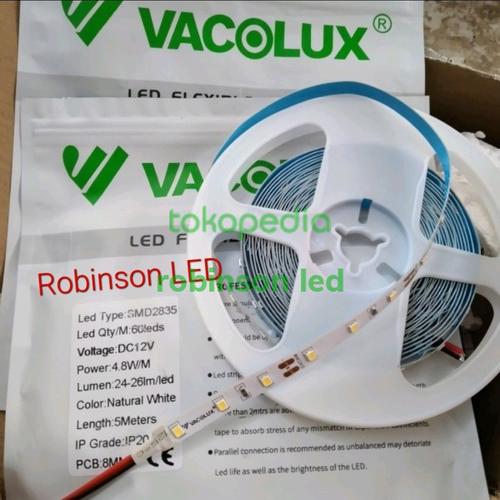 Jual Vacolux Led Strip 2835 60led 12V 60 lampu Strip Pita 60mata ...