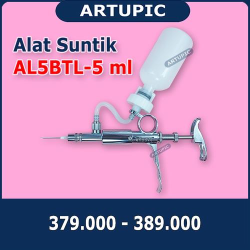 Jual Alat Suntik AL5BTL Vaksin Otomatis Injeksi Botol Hewan Ternak 5 ml ...