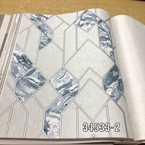 Jual WALLPAPER DINDING KOREA MOTIF MARMER KOTAK GEOMETRI MINIMALIS ...