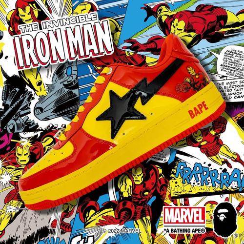 Jual Marvel Comics x BAPE STA BAPESTA "Iron Man" - Kab. Tangerang ...