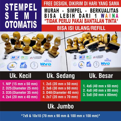 Jual Stempel Murah Semi Otomatis - Jumbo - Kota Cimahi - Sunny Stamp ...