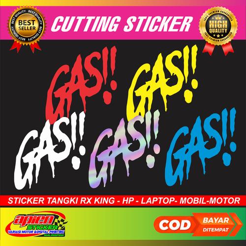 Jual Stiker GAS !! / Stiker Tangki GAS !! / Sticker Motor GAS ...