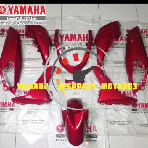 Jual COVER BODY HALUS NMAX MERAH GLOS, NMAX OLD MERAH GLOSSY ORGINAL ...
