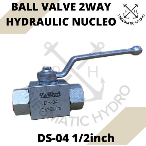 Jual Ball Valve 2 Two Way Hydraulic 1/2inch 6000 psi Nucleo DS-04 ...