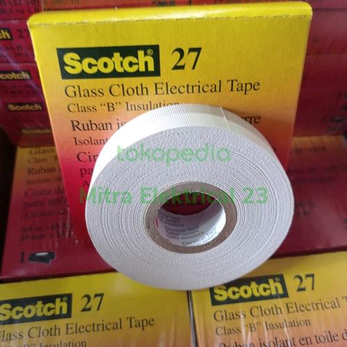 Jual Isolasi Tahan Panas 3M Scotch 27 Electrical Tape 19mm × 20,1m × 0 ...