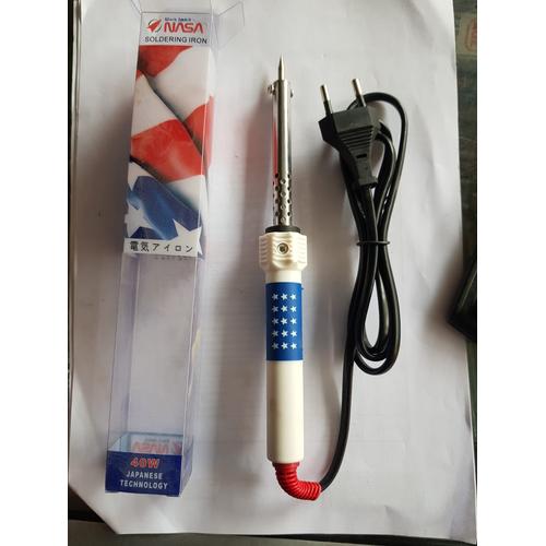 Jual Solder Listrik Nasa 40 Watt Original - Soldering Iron Gagang Karet ...