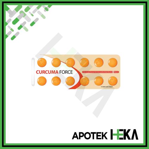 Jual Curcuma Force Tablet Strip isi 12 - Memelihara Fungsi Hati - Kota ...
