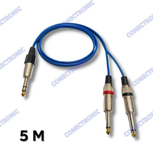 Jual kabel insert 2 akai mono 6.5mm to akai stereo trs 6.5mm kabel ...